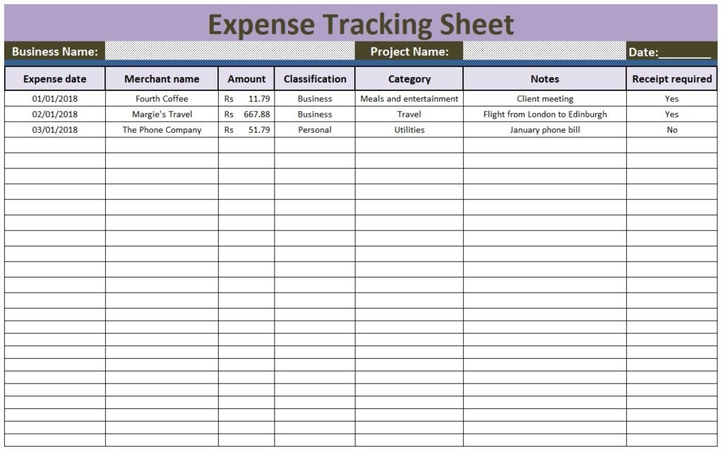 How To Make An Expense Tracker In Google Sheets