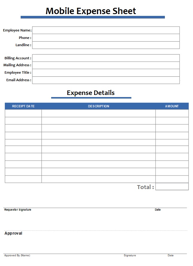 Monthly Expenses Sheet Template | Free Word & Excel Templates Monthly Expenses Sheet Template | Free Word & Excel Templates