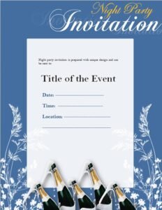 Party Invitation Template | Free Word & Excel Templates