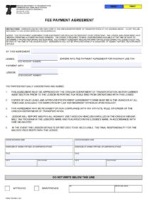 Fee Agreement Form | Free Word & Excel Templates