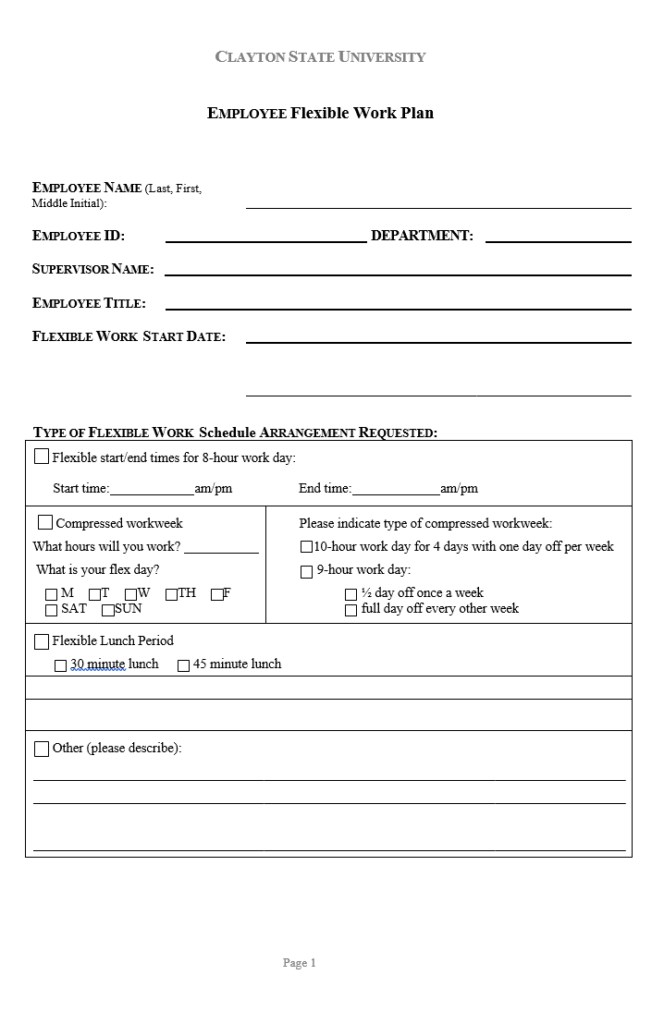 Daily Work Plan Template | Free Word & Excel Templates