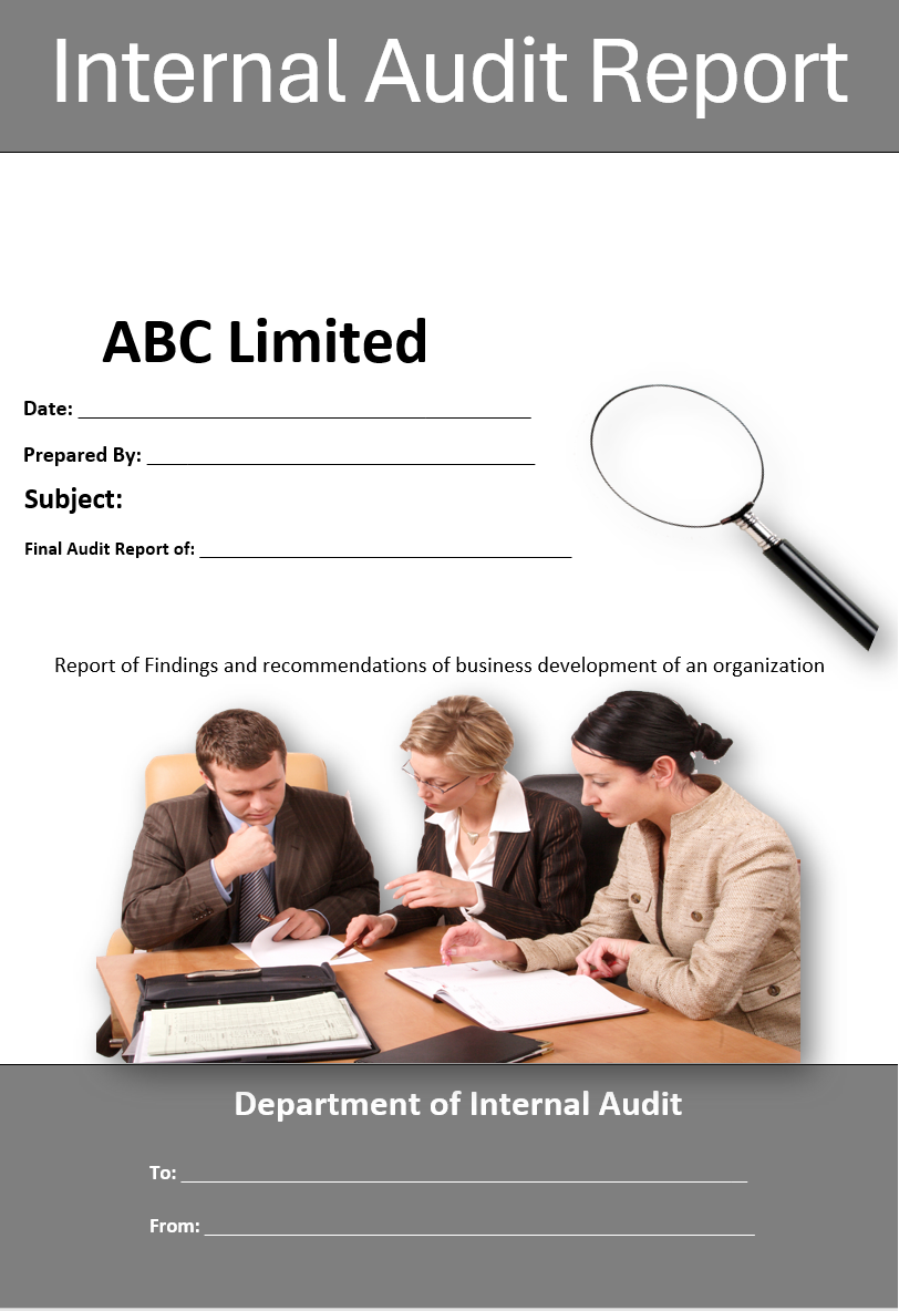 Internal Audit Plan Template | Free Word & Excel Templates