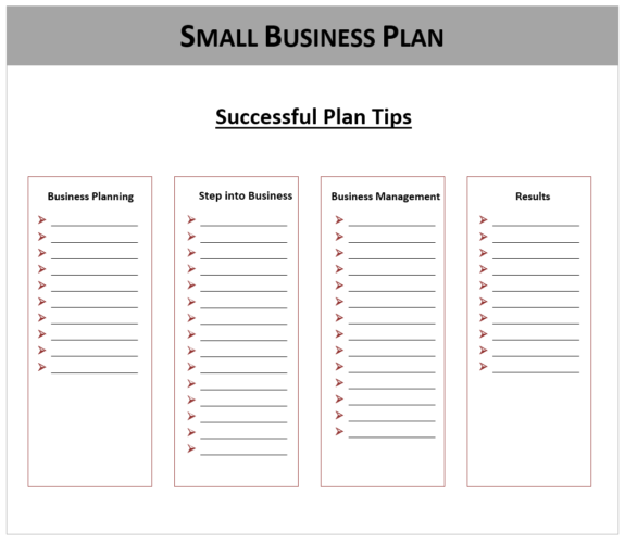 Free Small Business Plan Template | Free Word & Excel Templates