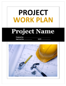 Project Work Plan Template | Free Word & Excel Templates