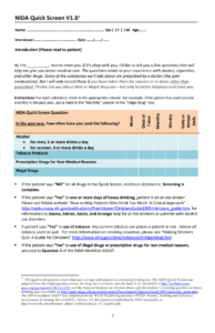 Substance Abuse Assessment Template | Free Word & Excel Templates