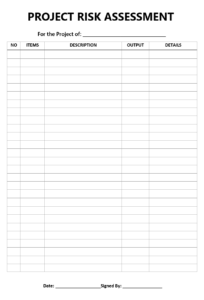 Risk Mitigation Assessment Templates | Free Word & Excel Templates