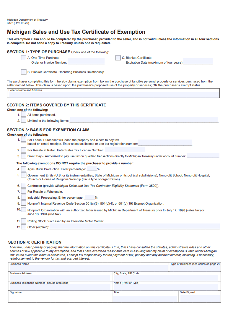 Certificate of Exemption Template | Free Word & Excel Templates