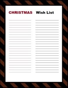 Christmas Wish List Template | Free Word & Excel Templates
