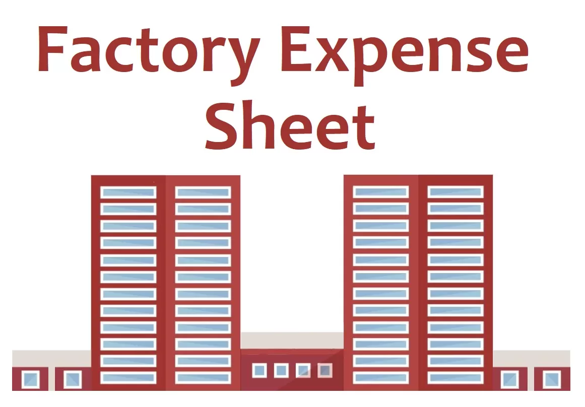 Factory Expense Excel Form | Free Word & Excel Templates